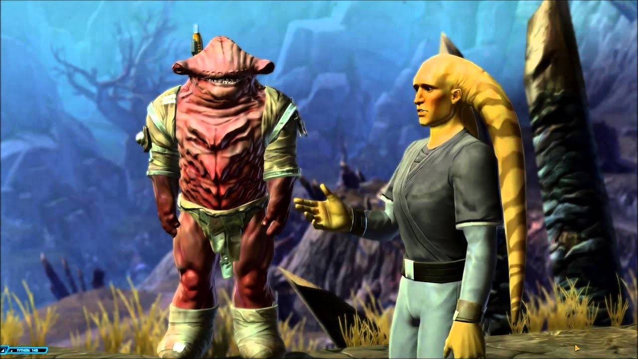 SWTOR New Recruit - Tython Mission - Dark Side Jedi Knight - YouTube