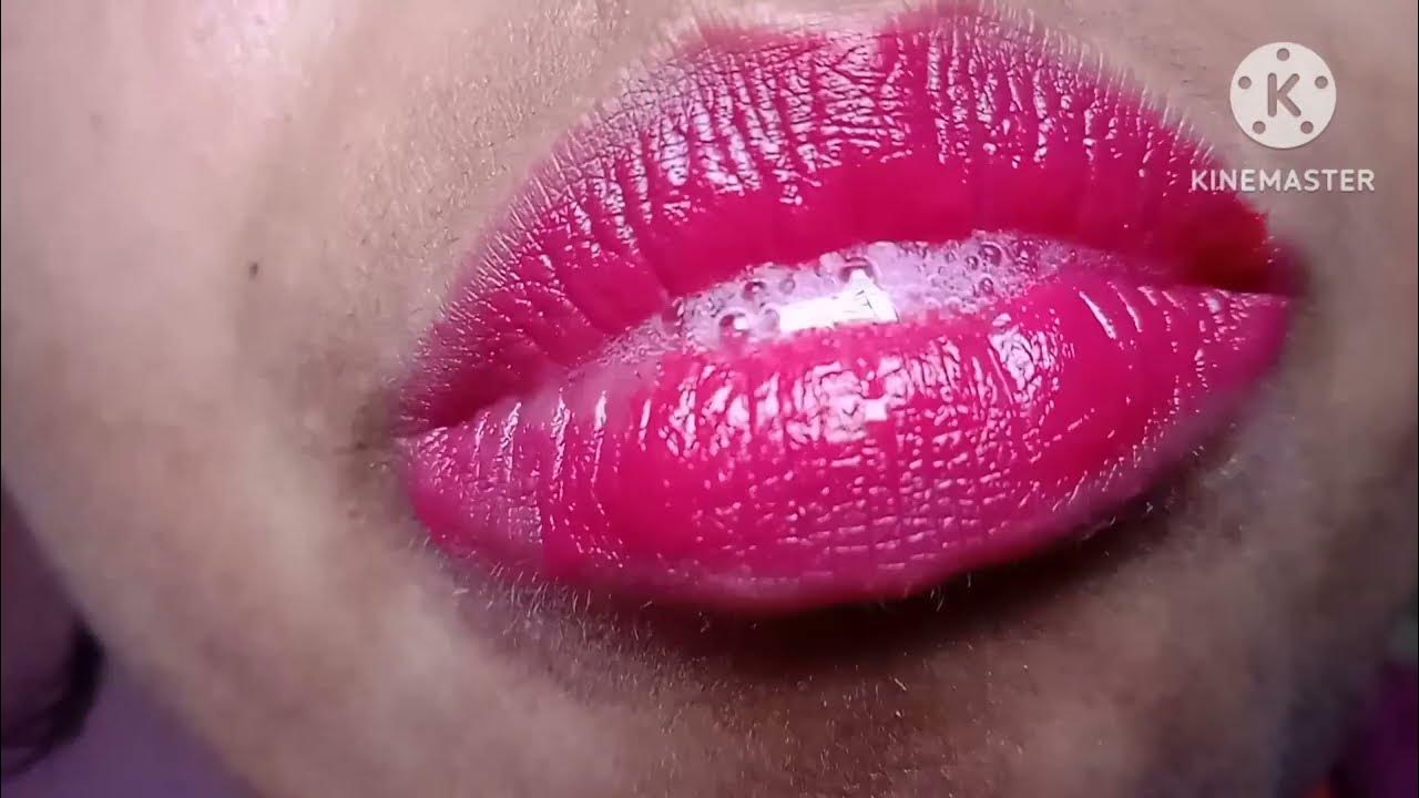 spitting with saliva challenge // is most request video// - YouTube