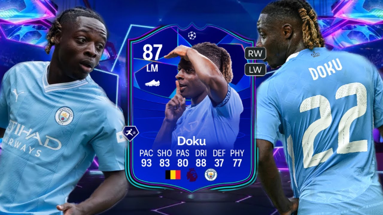 FC 25 | 87 DOKU RTTK PLAYER REVIEW | SPEED DEMON 💨 🥶 - YouTube