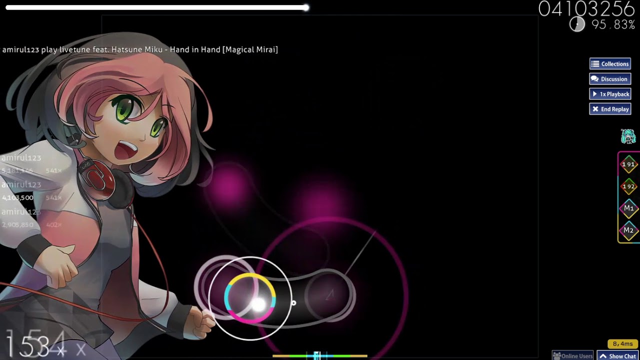 OSU HATSUNE MIKU-HAND IN HAND (INSANE) - YouTube