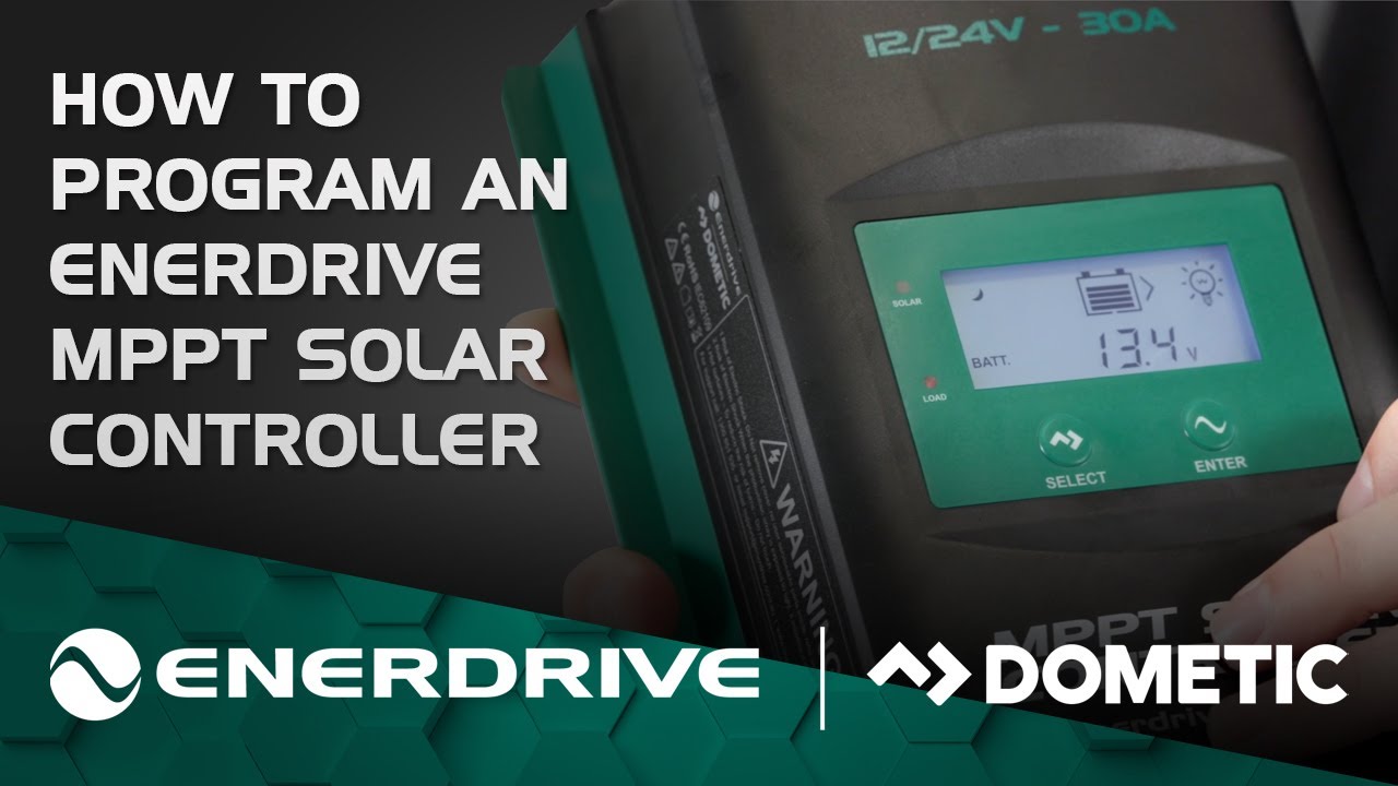How to Program an Enerdrive MPPT Solar Controller - YouTube