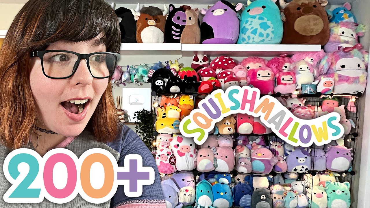 Re-Organizing my ENTIRE 200+ Squishmallow Collection | Squishmallows ...