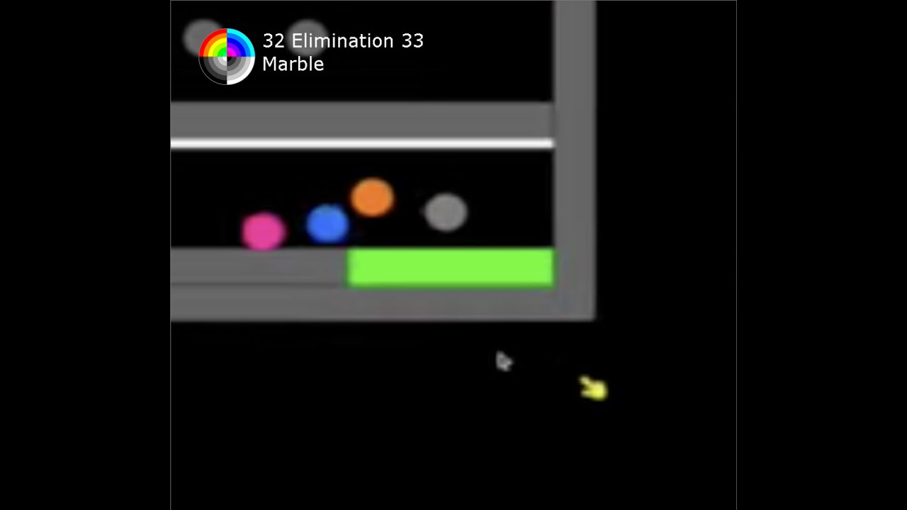 Marble race 32 elimination 33 marble in Algodoo - YouTube
