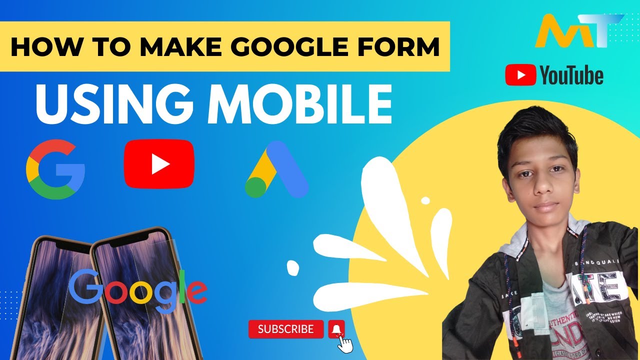 How To Make Google Form Using Mobile YouTube How To Make Google Form Using Mobile YouTube