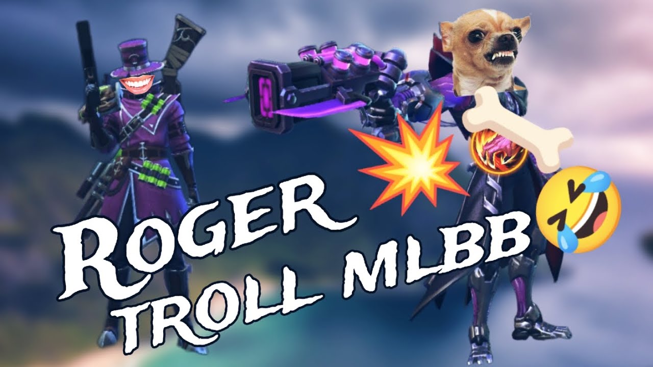 funny 🤣🤣 (mobile legends Roger dog Wei mm troll mlbb khmer🤣 ...
