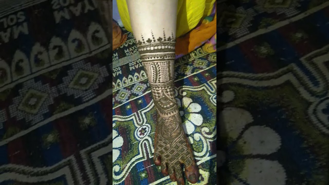 pairo ki full mehndi brids 💖 ️💞 - YouTube