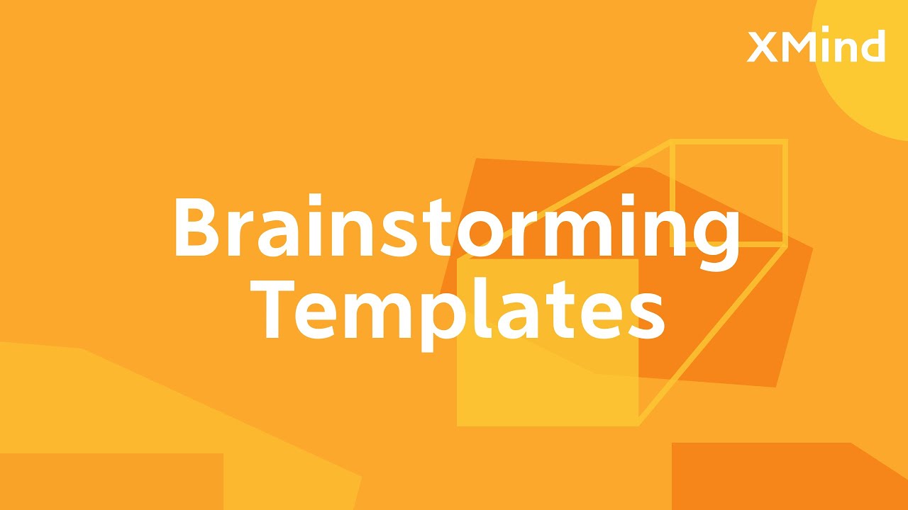Collaborative Mind Mapping & Brainstorming Templates in XMind - YouTube