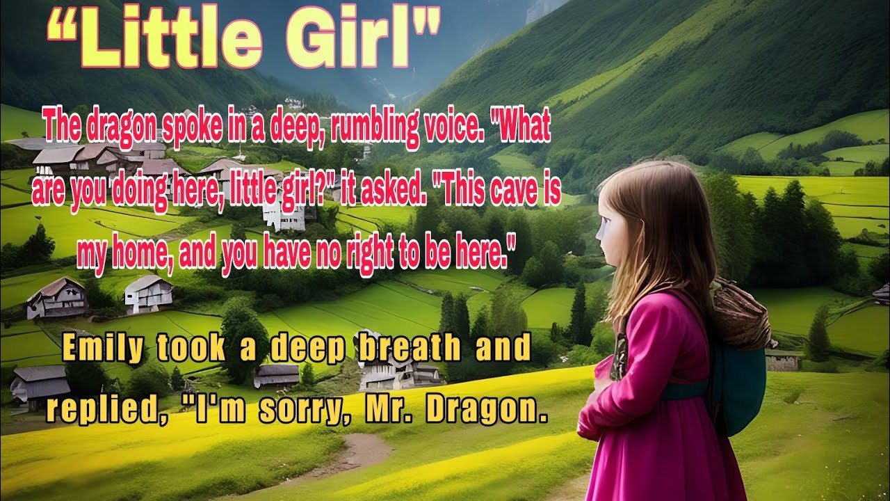 Little Girl Story | Emily and the Dragon's Treasure Trove | kid story ...