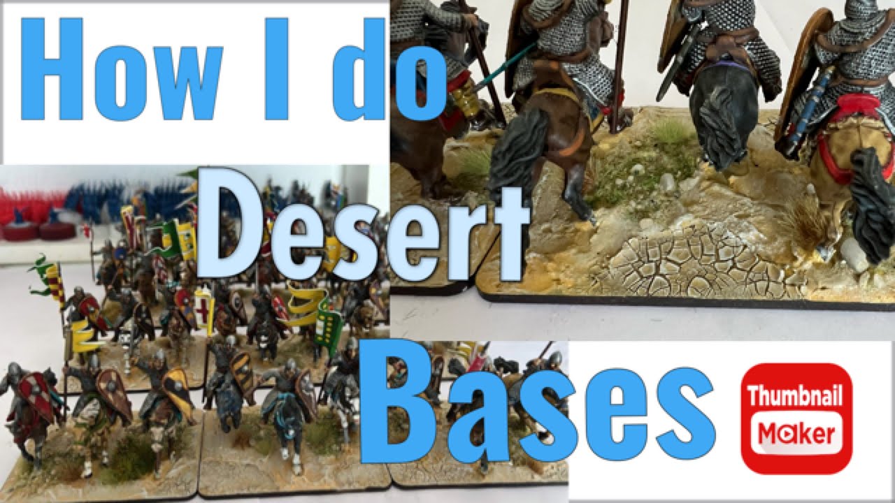How I make my Desert bases. - YouTube