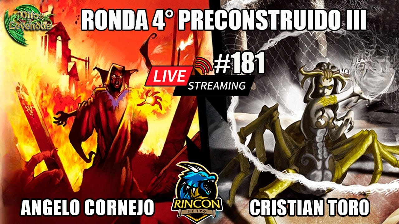 Ronda 4 Torneo Preconstruido III - Angelo Cornejo vs Cristian Toro - YouTube