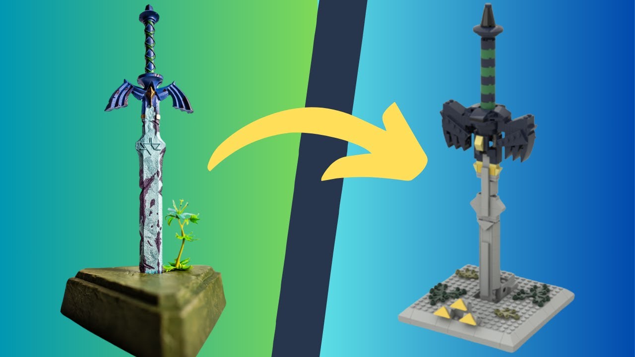 LEGO Master Sword Custom Build - YouTube