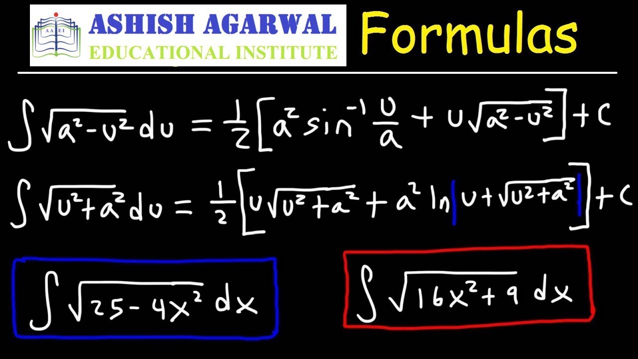 SPECIAL INTEGRATION (TYPE 2) | Integral Calculus | CBSE ISC 12 ...