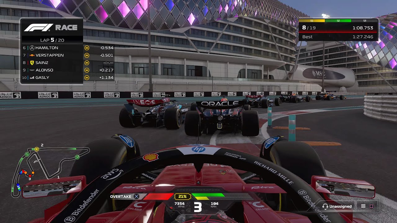 F1 24 | Round 24 | Abu Dhabi | Ferrari SF-24 | Sainz - YouTube