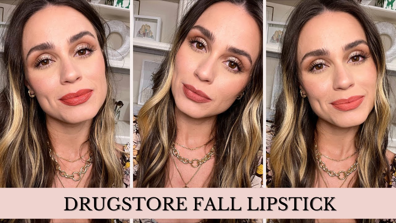 Fall Drugstore Lipstick Colors - YouTube