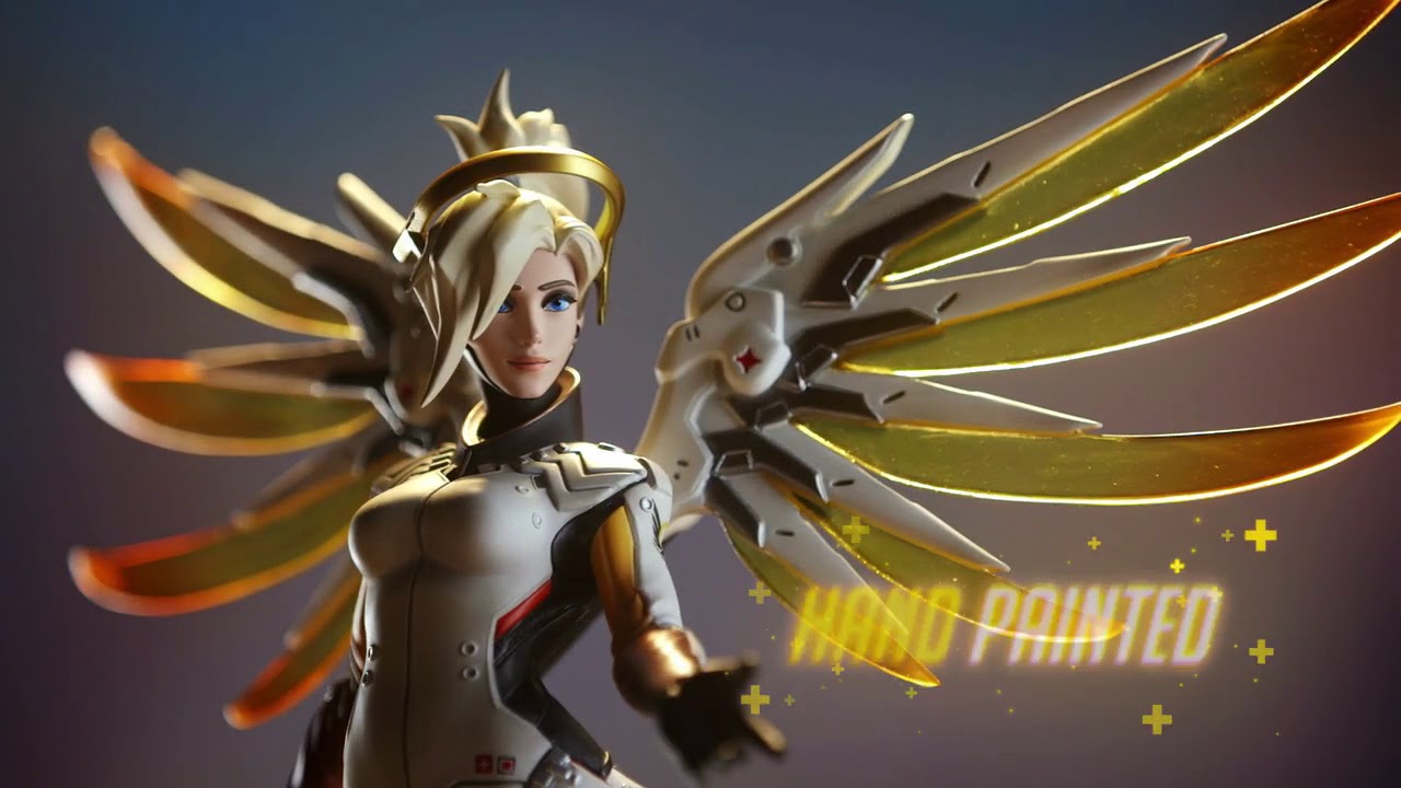 오버워치 메르시 스태츄 예약 판매 시작 - Overwatch Mercy Statue Pre-order Now - YouTube