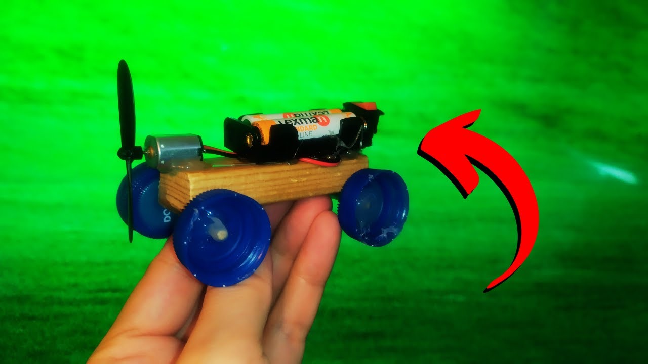 How to Create an Electric Toy Car from Recycled Materials, at home ...
