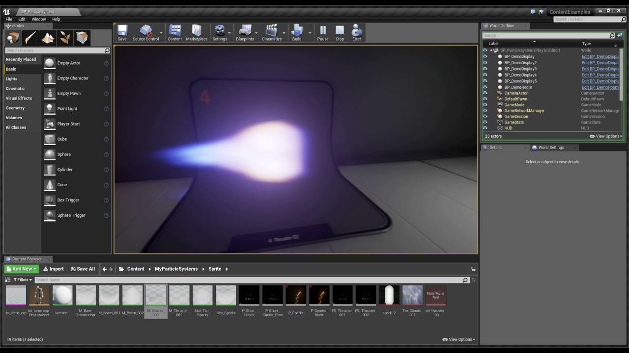 Unreal Engine Migration: Particle Systems: Thruster 002 Test - YouTube