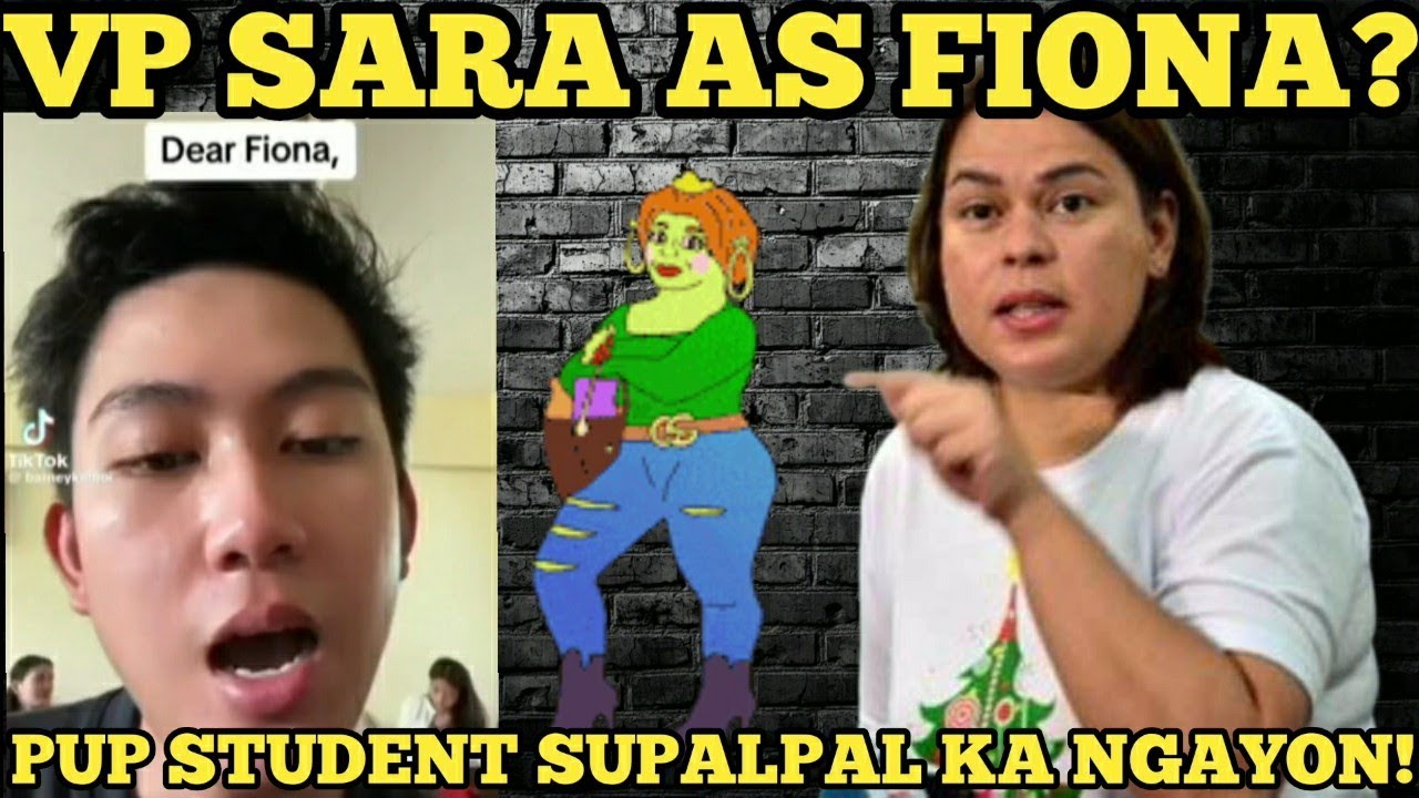 Viral! VP Sara Duterte tinawag na FIONA ng isang PUP Student! - YouTube