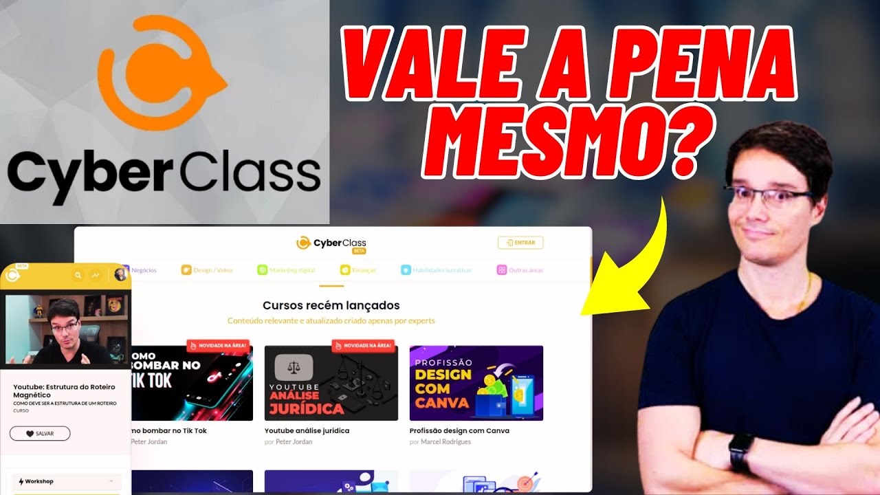 [OPINIÃO] Cyberclass Peter Jordan É Bom Mesmo? Cyberclass O que É? - YouTube
