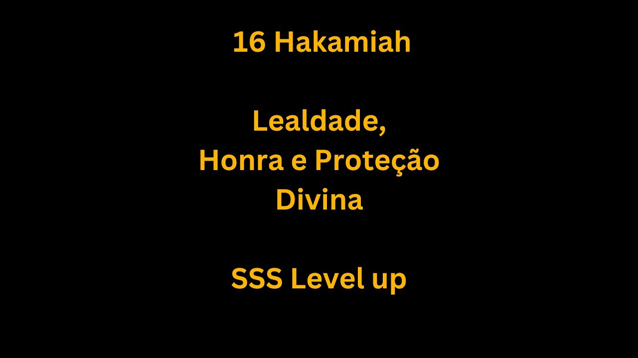 Hakamiah Anjo da Lealdade 72 Nomes de Deus #kabbalah #anjoscabalísticos ...
