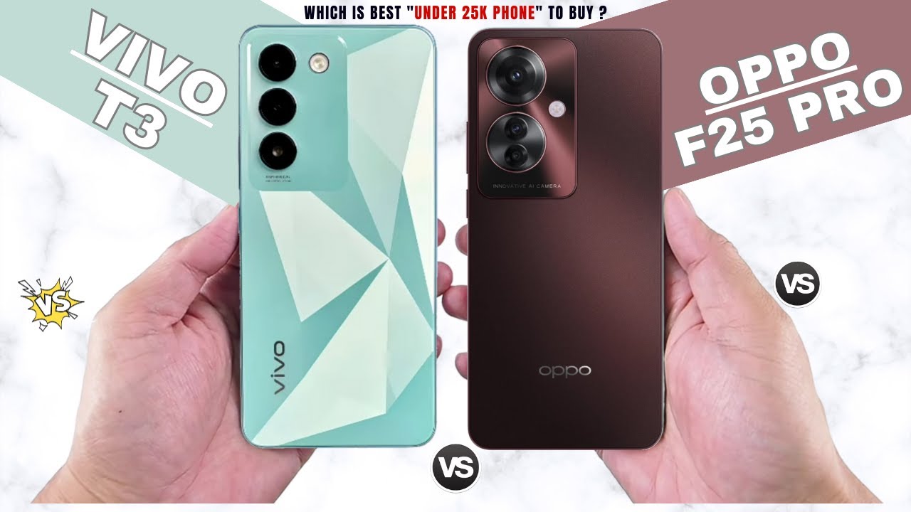 Vivo T3 5G Vs Oppo F25 Pro 5G - YouTube