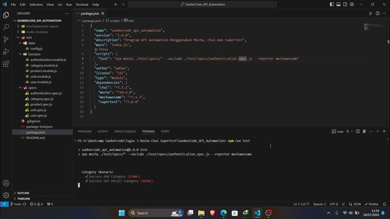 Api Automation Using Mocha Chai Supertest Youtube