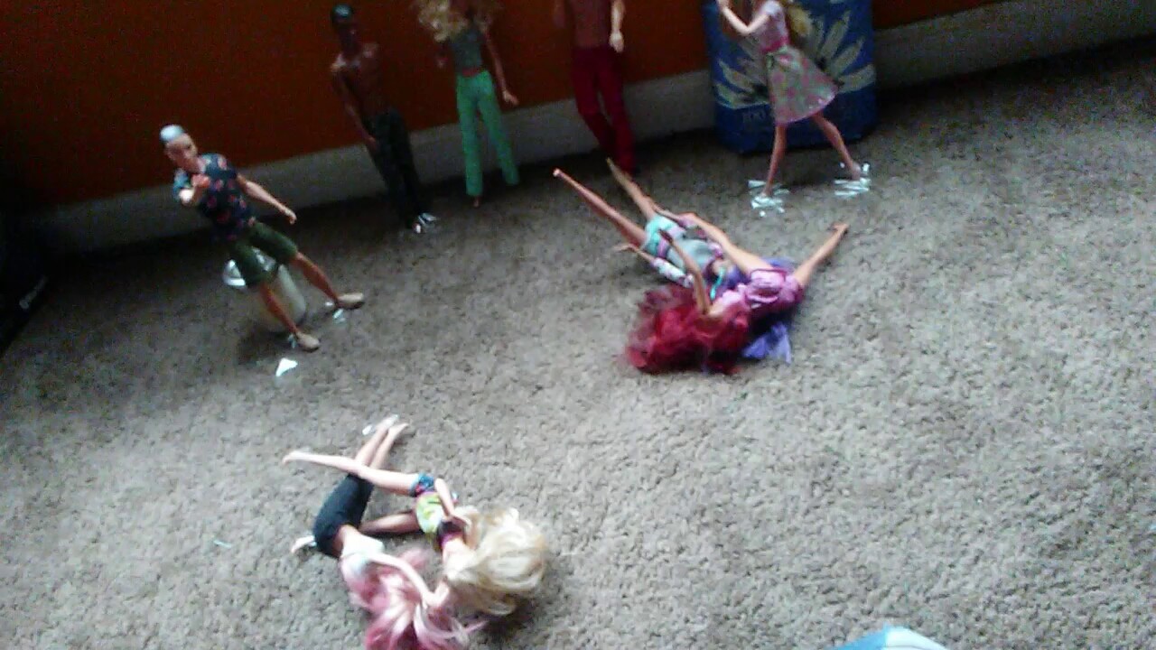 Doll fight 2 jumping they did it again - YouTube