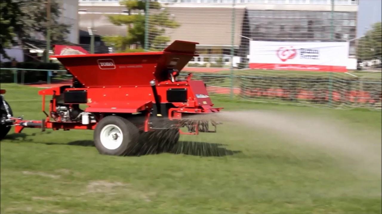 Toro Propass 200 homokszóró - YouTube