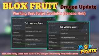Dragon Update Blox Fruit Script 2024 Auto Farm Dragon Event Race Beli ...