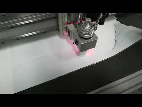 card board cutting machine Cardboard digital cutting table - YouTube