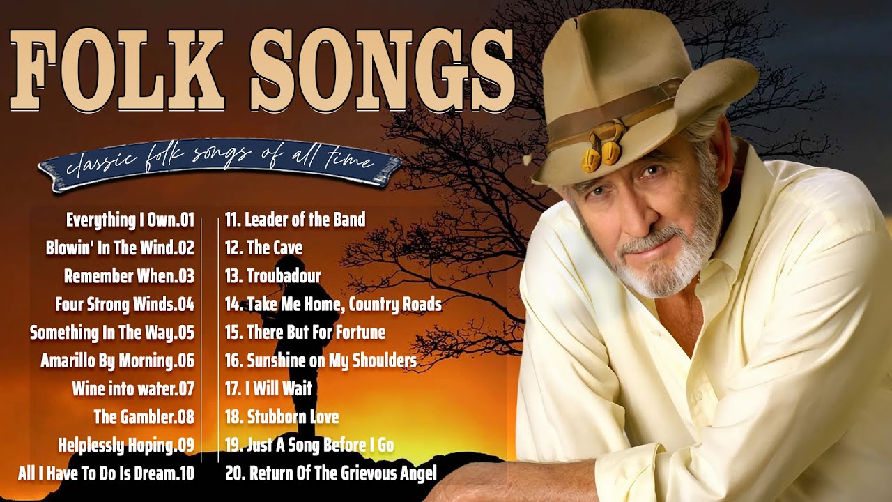 Beautiful Folk Songs - Classic Folk & Country Music 1990 Playlist ...