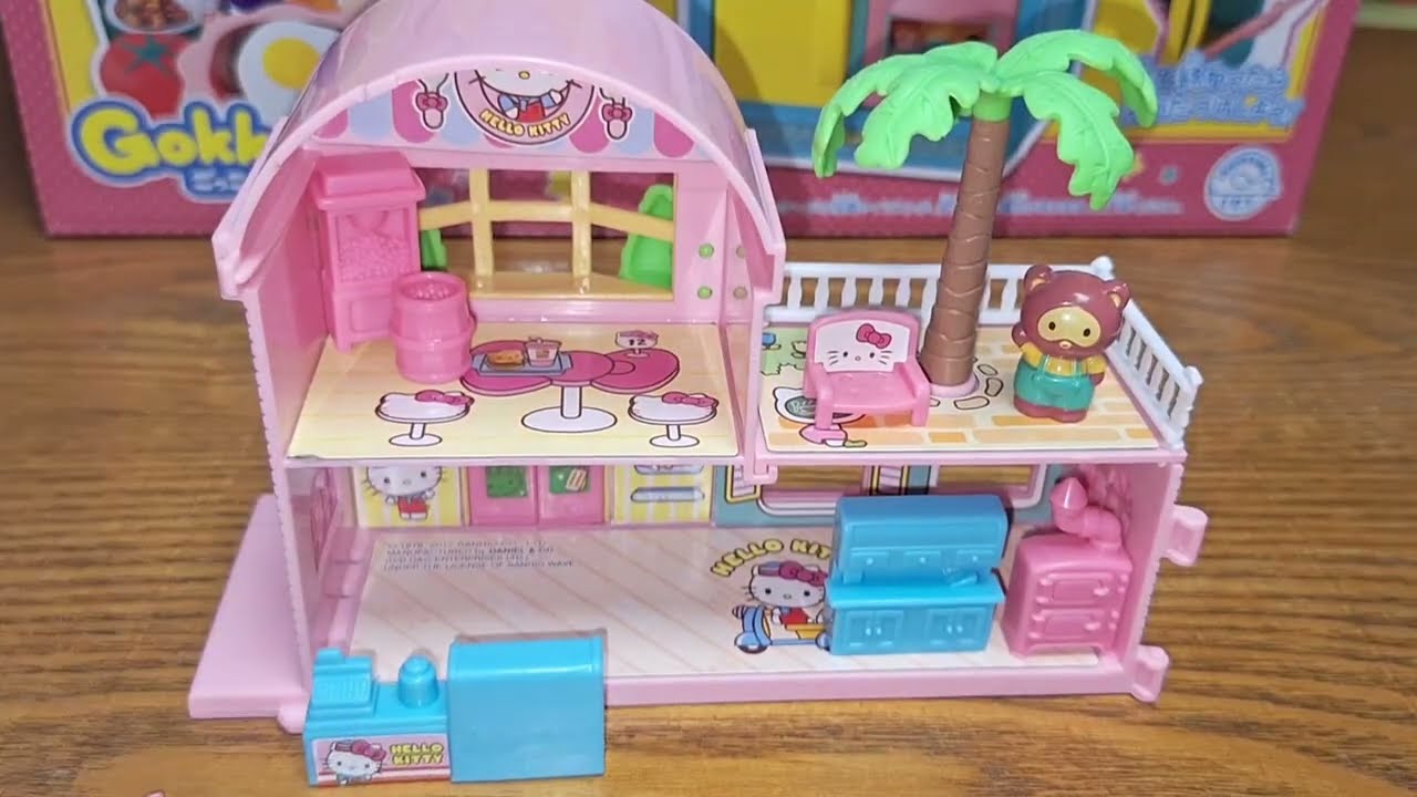 5 Minutes Satisfying Video with Unboxing Hello Kitty Fast Food House ...