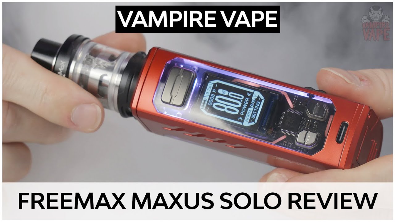 FreeMax Maxus Solo 100W Kit Review - YouTube