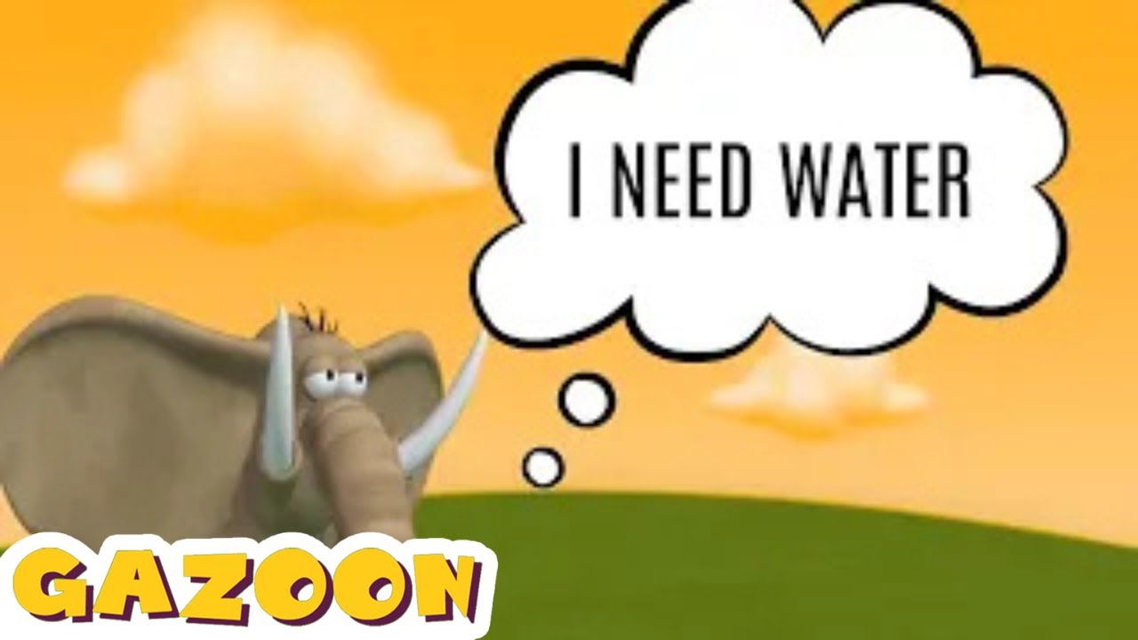 Gazoon | The Thirsty Elephant and Heatwave | Funny Animals For Kids ...