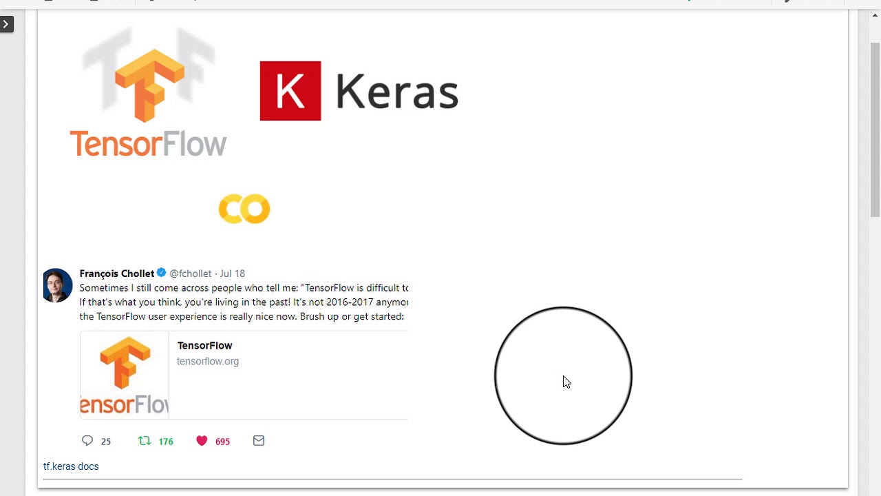 A Simpe Neural network with Tensorflow-Keras using Colaboratory - YouTube