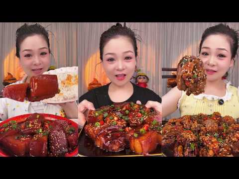 Eat Braised Pork Belly, Spicy Braised Pork Brain, Pork Fat Rice