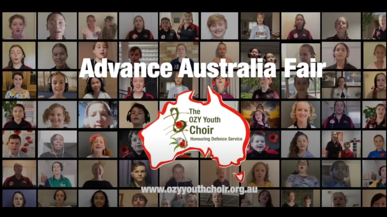 Advance Australia Fair Virtual Choir Anzac Day 2020 - YouTube