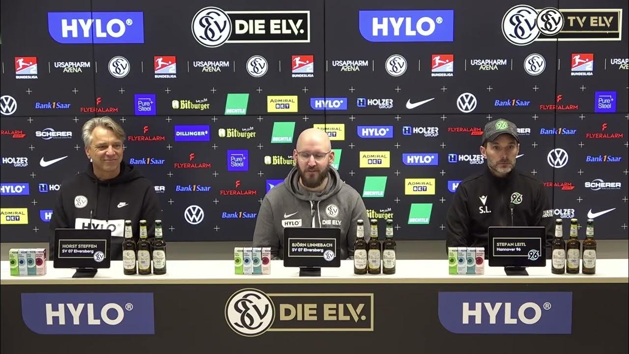 TV Elv // Pressekonferenz - SV Elversberg vs. Hannover 96 / 2:2 - YouTube
