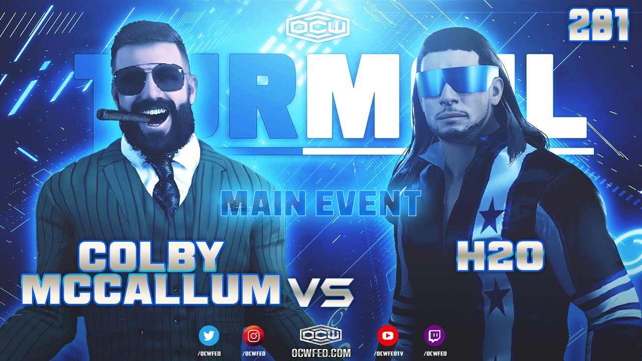 WWE 2K22 Online - (MAIN EVENT w/Commentary) - Colby McCallum vs. H20 ...