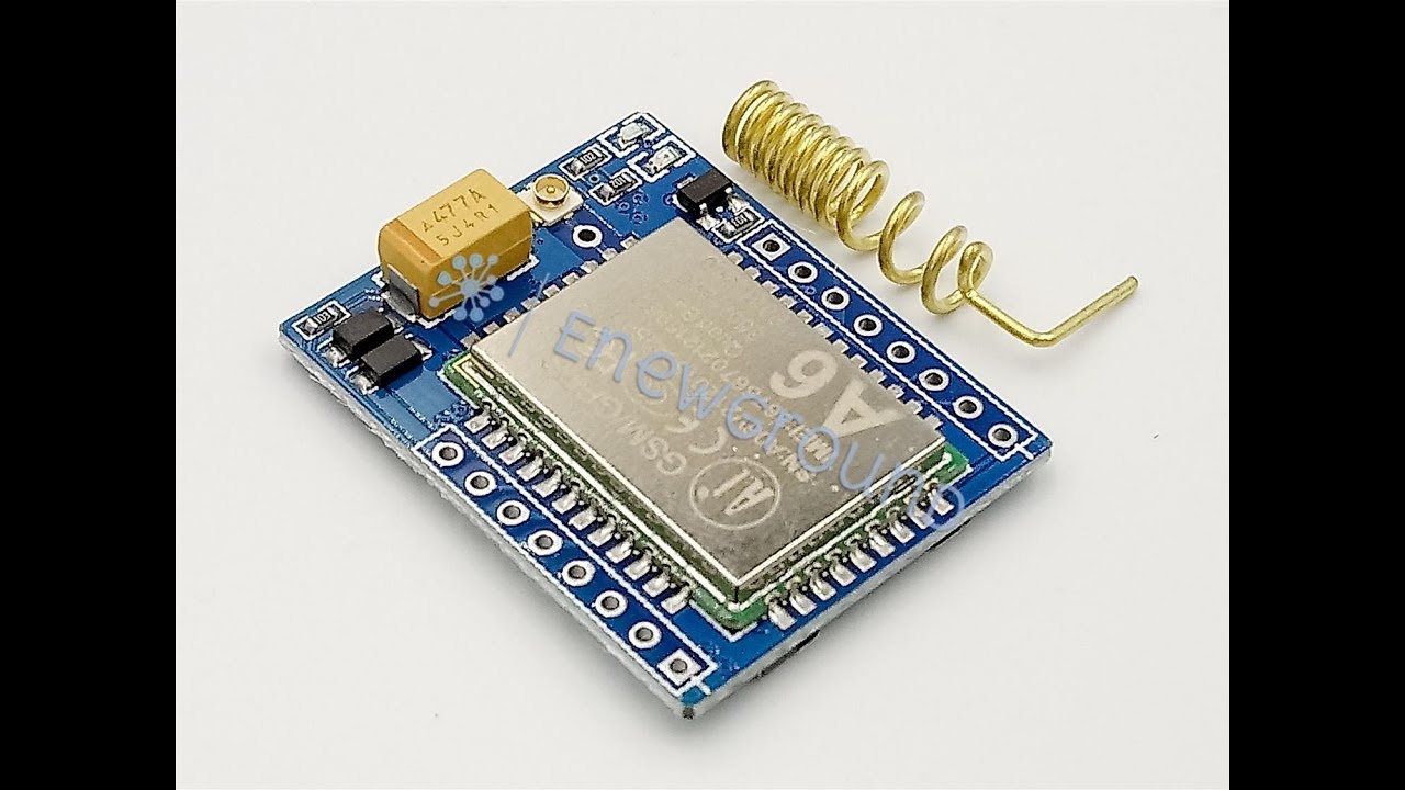 PIC18F4550 WITH A6 GSM GPRS A6 IN PRACTICAL APPLICATION - YouTube