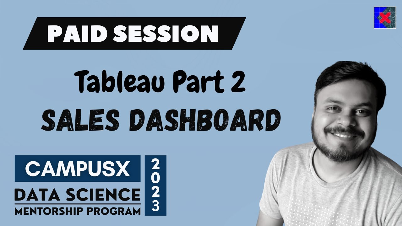 Session 2 on Tableau - Sales Dataset - YouTube