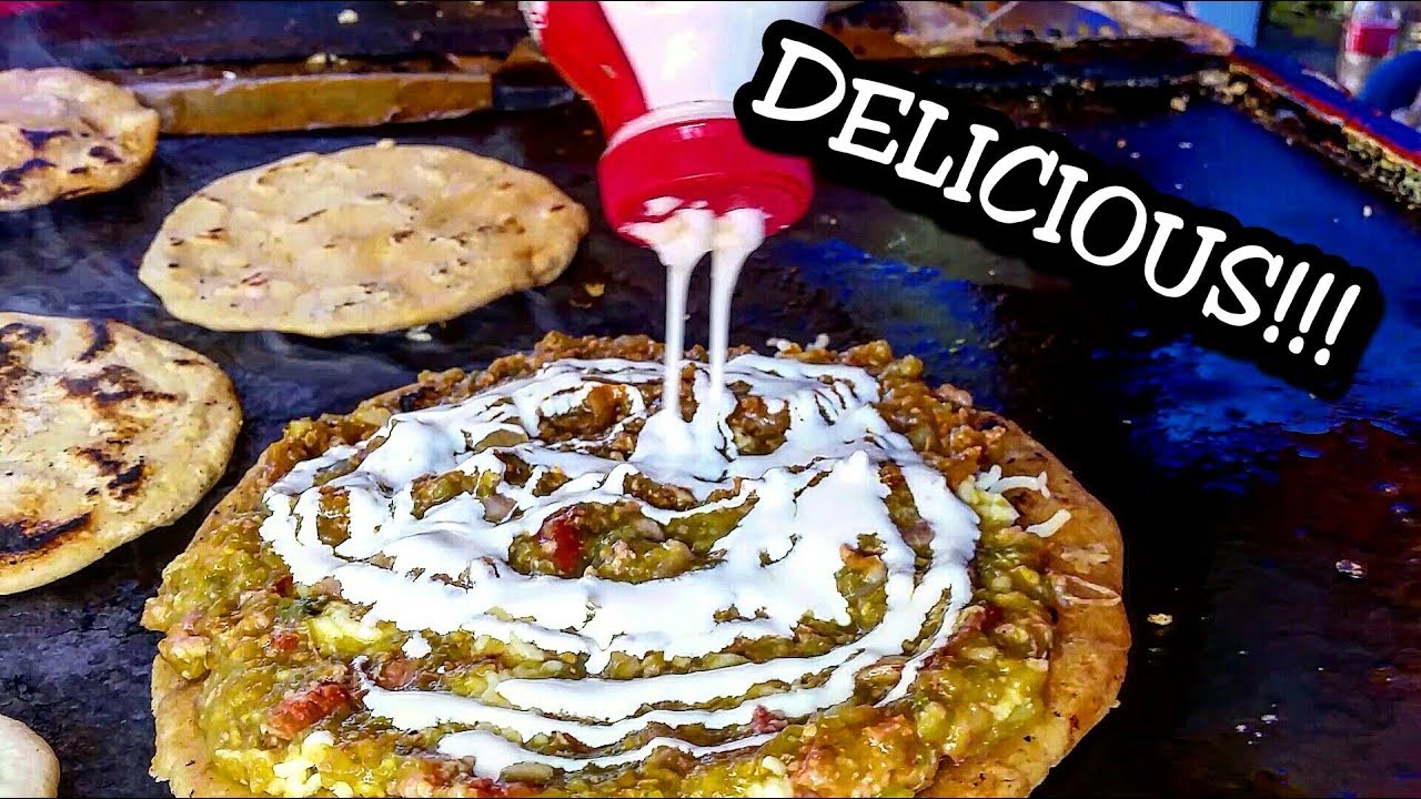 HUGE Migada - Mexican Version Of A Pizza - DELICIOUS Mexican Street ...