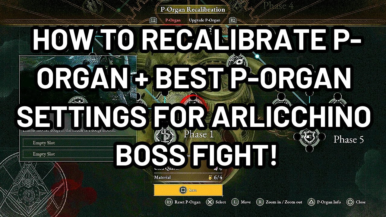 HOW TO RECALIBRATE P-ORGAN + BEST P-ORGAN SETTINGS FOR ARLECCHINO! # ...