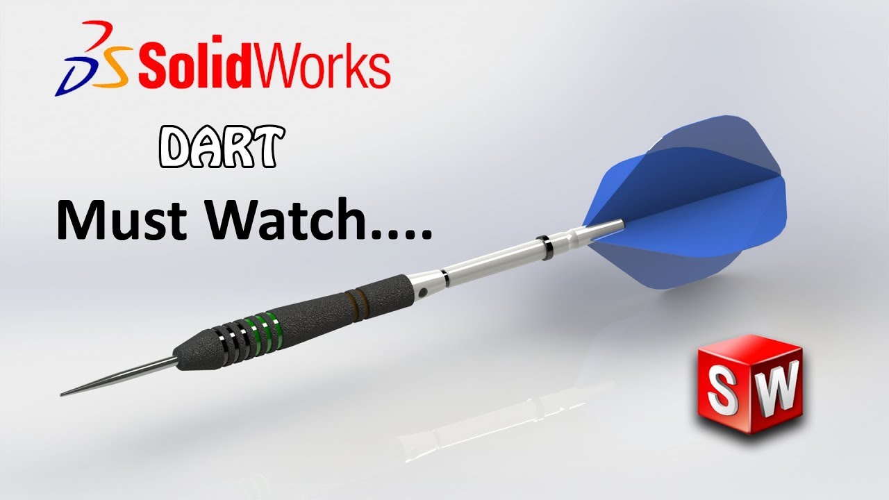 Solidworks Tutorial 35 | Dart Modeling | In Hindi | Solidworks - YouTube