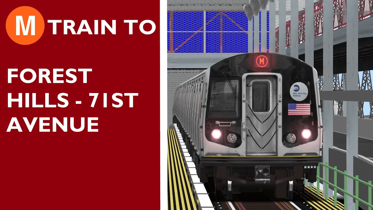 Openbve R143 (M) Train to Forest Hills - 71st Avenue - YouTube