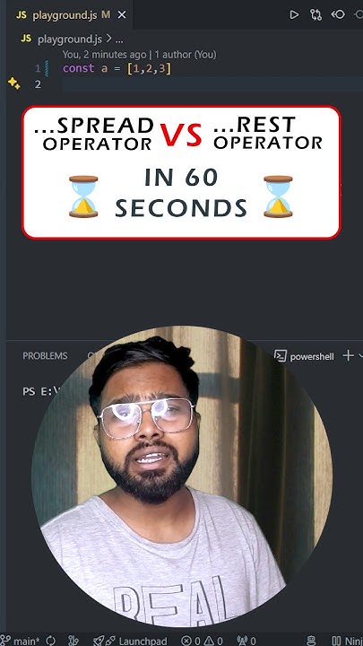 What is spread and rest operators in Javascript ? - YouTube