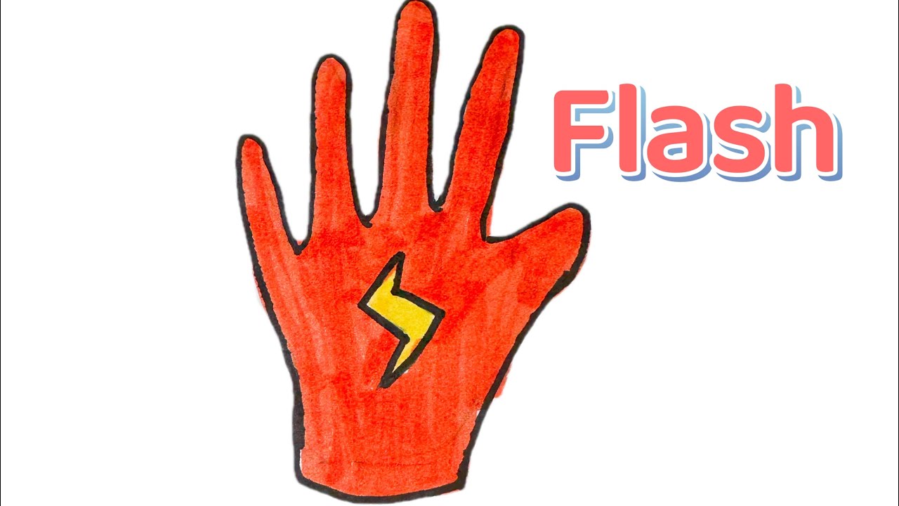 How to draw Flash | Slap Battles Roblox #drawing - YouTube