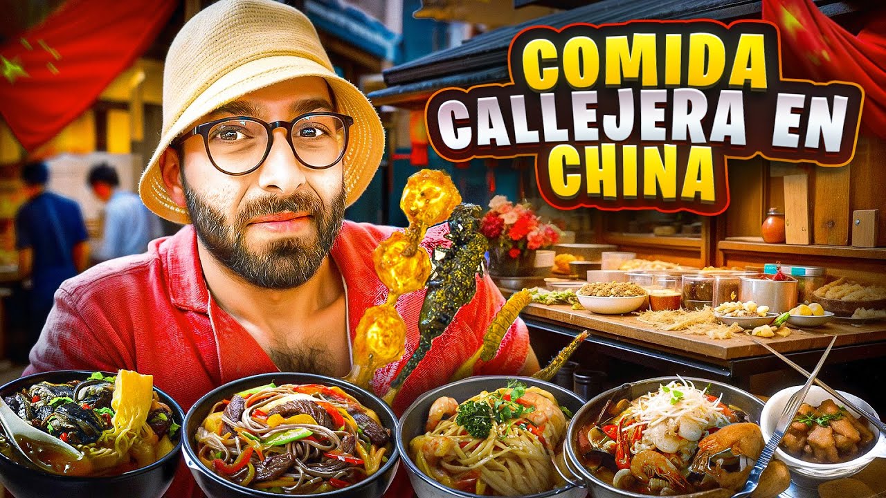 PROBANDO COMIDA CALLEJERA Y TÍPICA EN CHINA 🇨🇳 Ep 2 - YouTube
