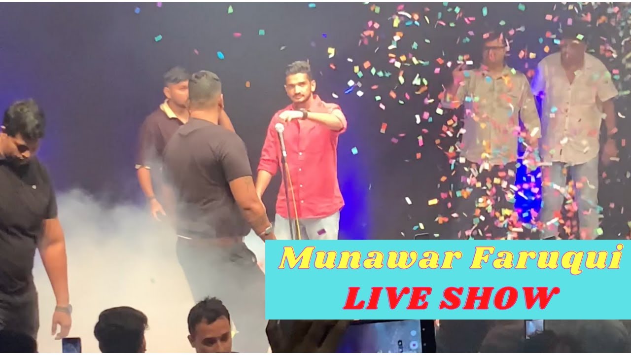 Munawar faruqui live show in Mumbai full vlog. Vlog 56🔥🥵@Munawar ...