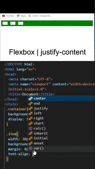 #3 CSS Flex Justify-content🔥| How align items horizontally in CSS #css3 #shorts #htmlcss - YouTube